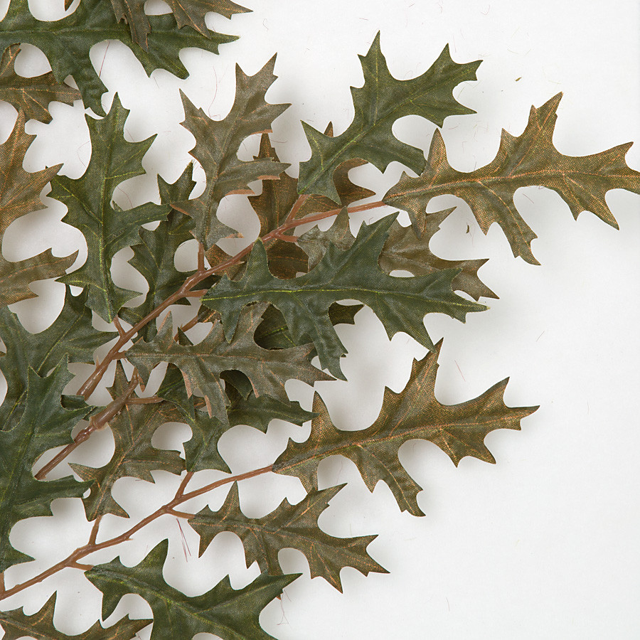 27" Autumn Brown Pin Oak Branch (Sold by Dozen) | Wholesale Tree ...