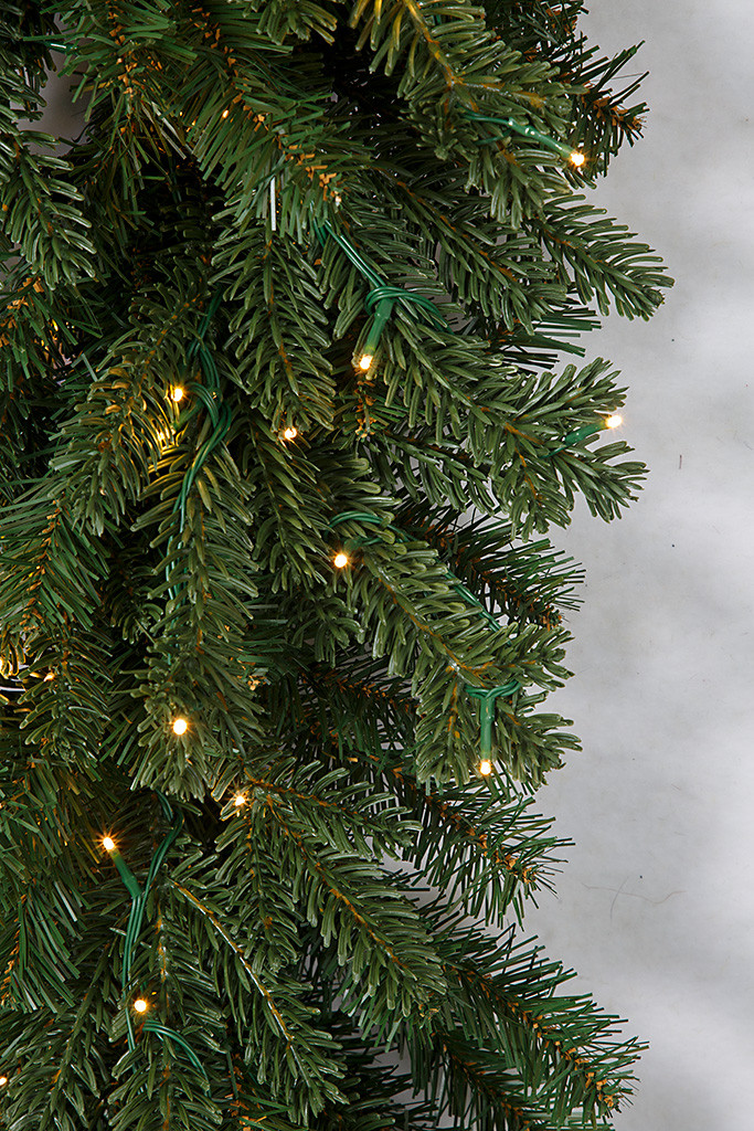 Pacific Fir Trees with LED Rice Lights | 6' to 12' Tall | Autograph ...