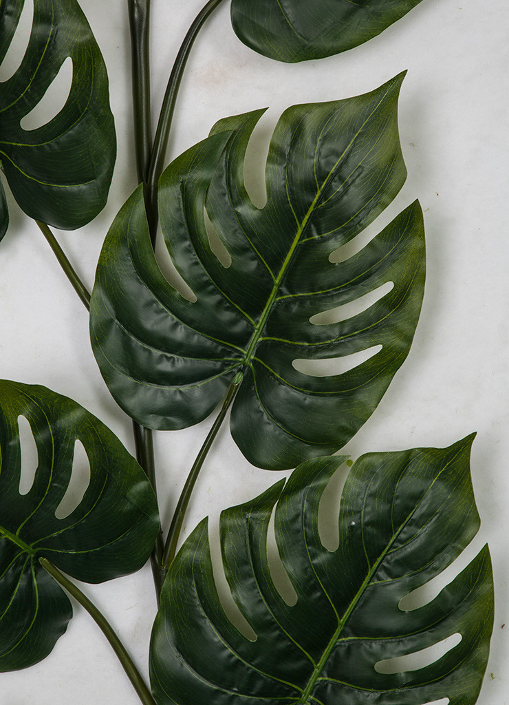 8' Natural Touch Split Leaf Philo Garland | Autograph Foliages