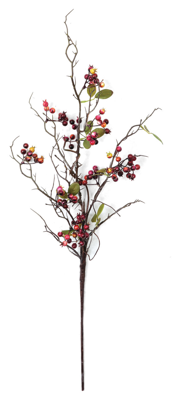 34" Mixed Berry Spray | Artificial Berry Spray Wholesale | Autograph ...