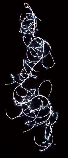 9.5 Foot 5mm Cool White LED Light Strand | Autograph Foliages