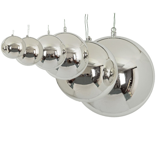 Shiny Silver Reflective Balls | l Ornaments Wholesale | Autograph Foliages