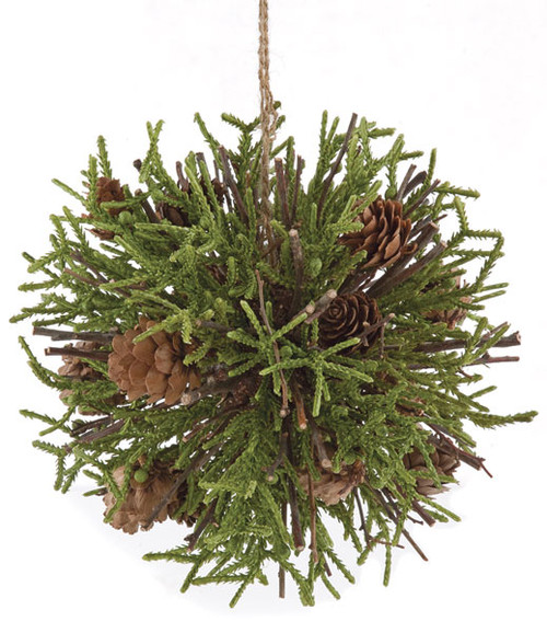 6.5 Inch Plastic Pine Ball | Autograph Foliages