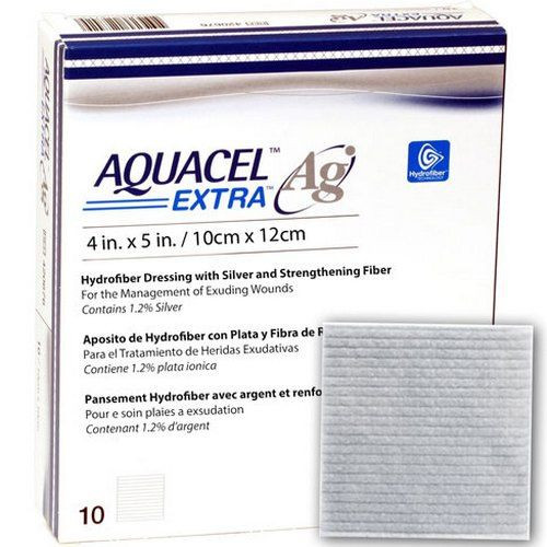 Aquacel AG+ Extra Silver Hydrofiber Wound Dressing - MedicalDressings