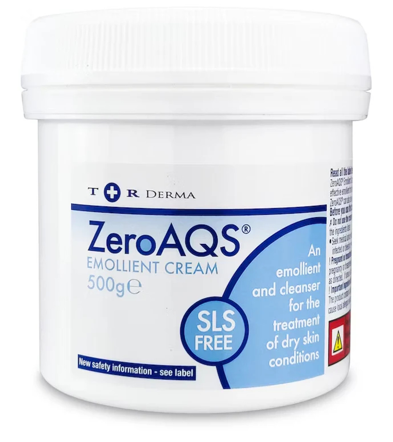 ZeroAQS Emollient Cream 2 in 1 Ointment Cleanser 500g MedicalDressings