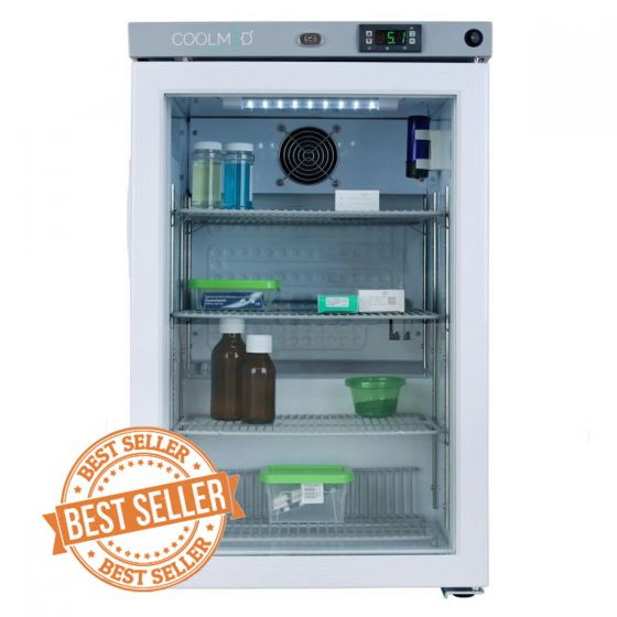 Coolmed 59L Small glass door medical refrigerator - MedicalDressings