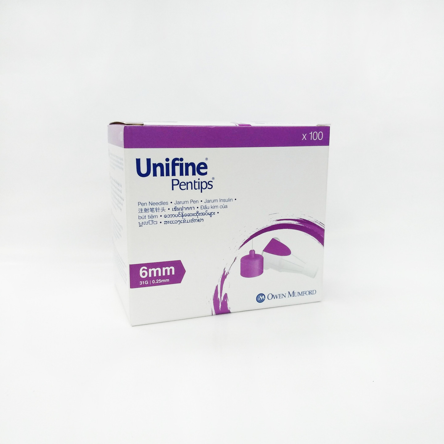 UNIFINE PENTIPS NEEDLES 6mm/31G (Pack of 100) - MedicalDressings