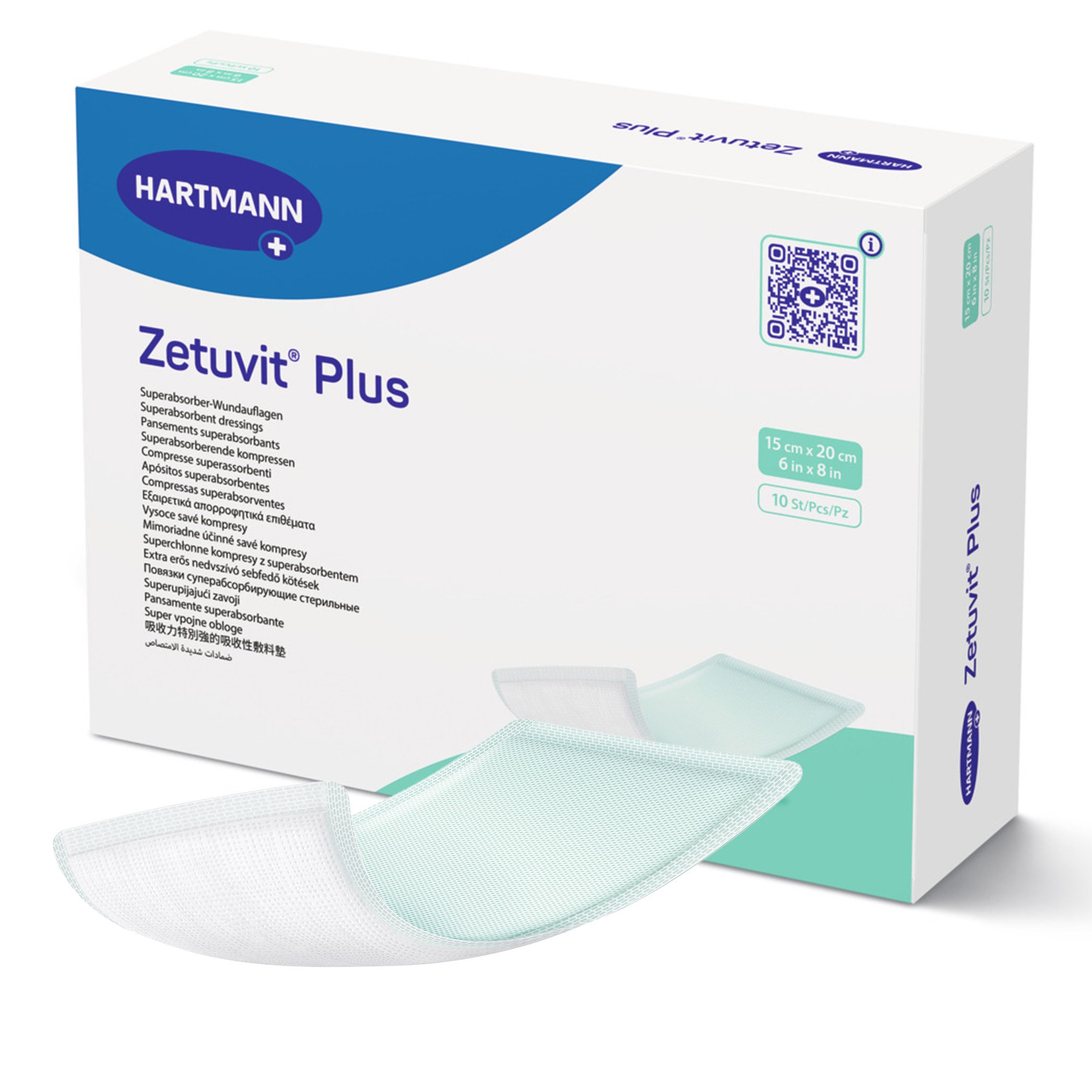 Zetuvit Plus Superabsorbent Dressing Pads - MedicalDressings
