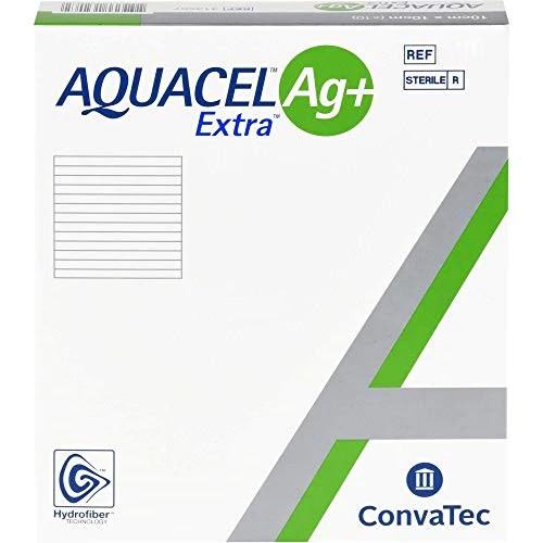 Aquacel AG+ Extra Silver Hydrofiber Wound Dressing
