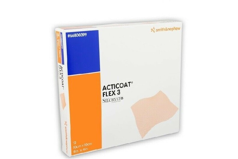 Acticoat Flex 3 Silver Coated Antimicrobial Dressings