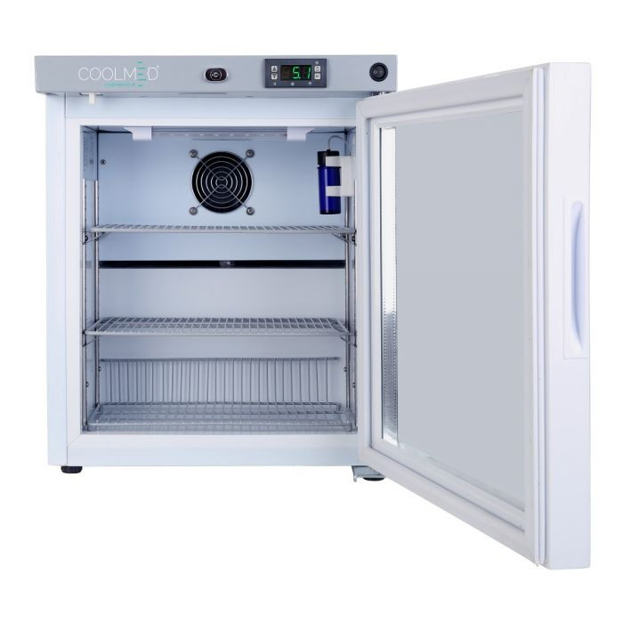 Coolmed 29L Small Glass Door Medical Refrigerator