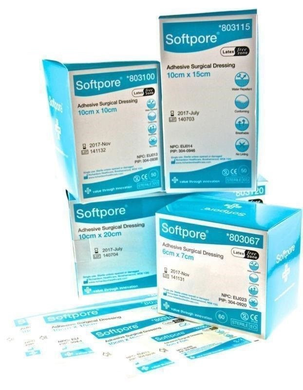 Softpore Adhesive Water Repellent Dressing - MedicalDressings