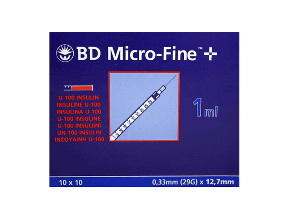 BD Micro-Fine Ultra Pen Needles 4mm 0.23mm 32G Pentapoint (Pack of 100)