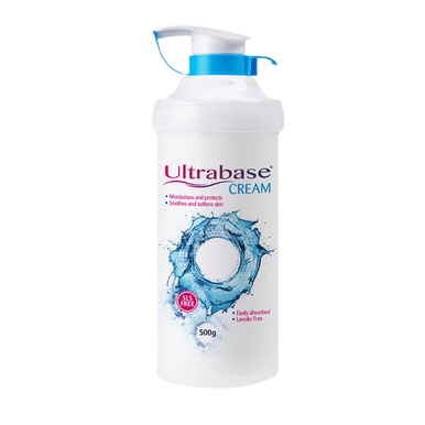 Ultrabase Paraffin Cream - Moisturises, Smooths & Softens Skin (500g)