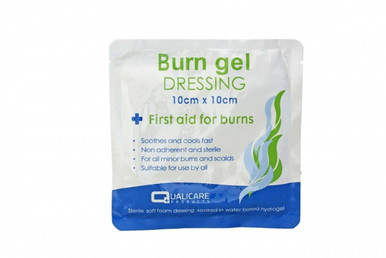First Aid Burn Gel Dressing (10cm x 10cm) - MedicalDressings