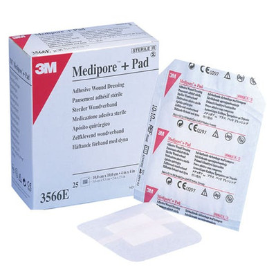 3M Medipore Plus Pad Sterile Adhesive Dressing