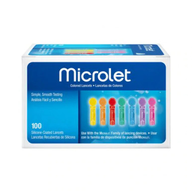 MICROLET LANCETS 0.5MM 28g (Pack of 100) - MedicalDressings