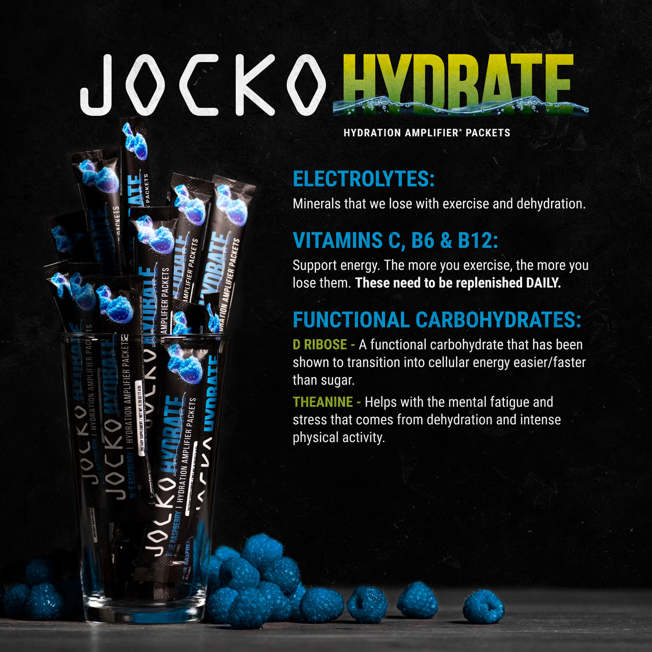 JOCKO HYDRATE - Blue Raspberry