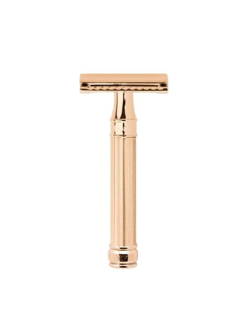 Edwin Jagger | DE89 Double Edge Safety Razor Rose Gold Barley - Razor ...