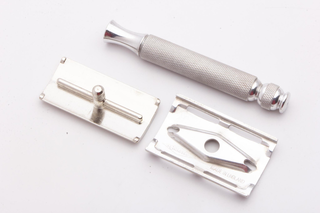 Gillette Ball End Old Type 3 Peice Double Edge Safety Razor | Original ...