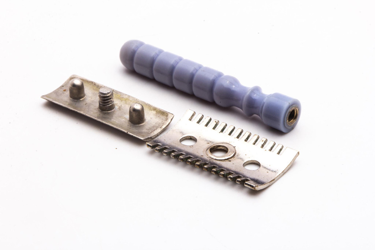 Kewtie Miniature Blue Razor Set | Original Condition - Razor Emporium