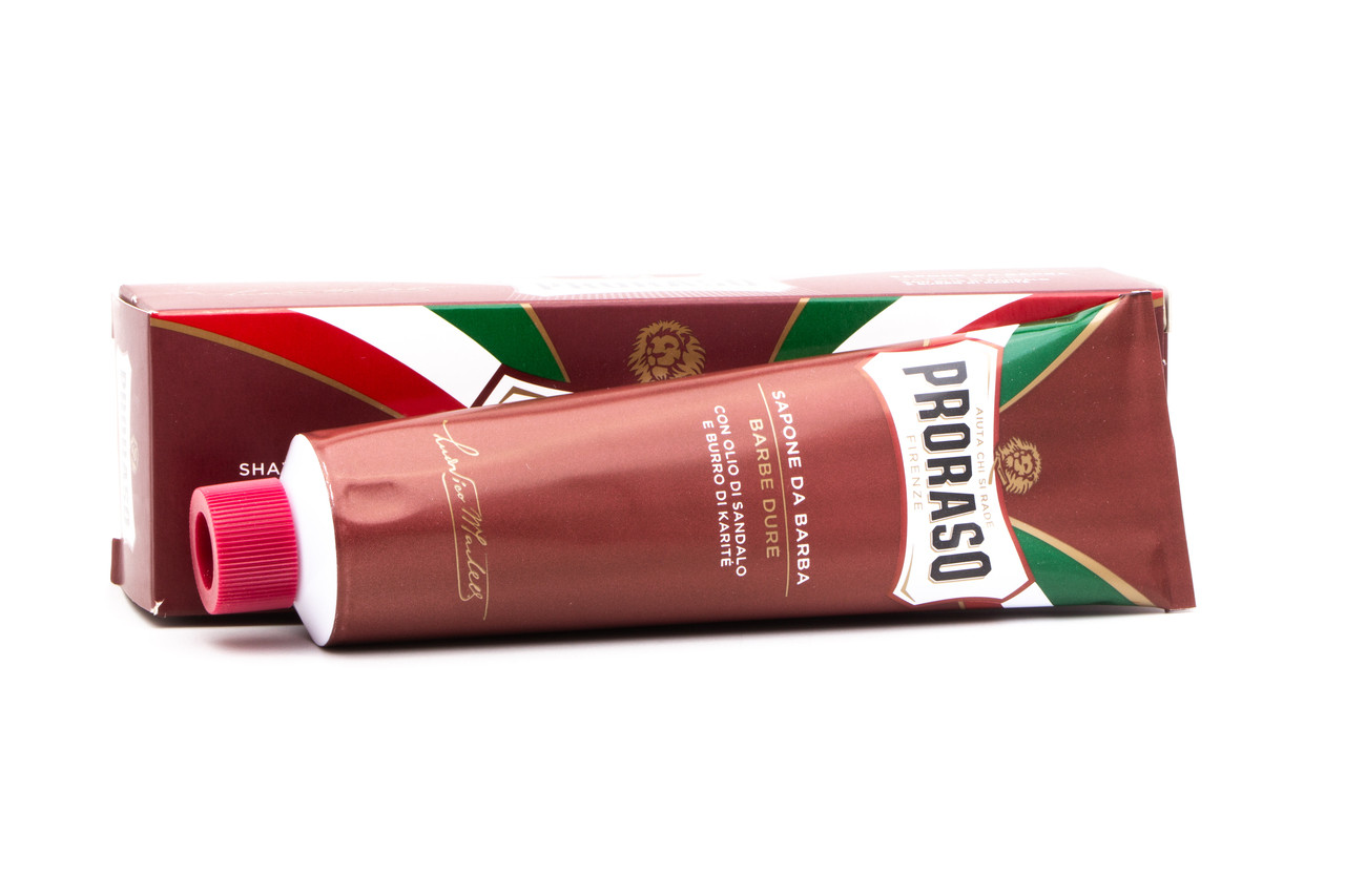 Proraso Red Shaving Soap With Sandalwood & Shea Butter - Razor Emporium