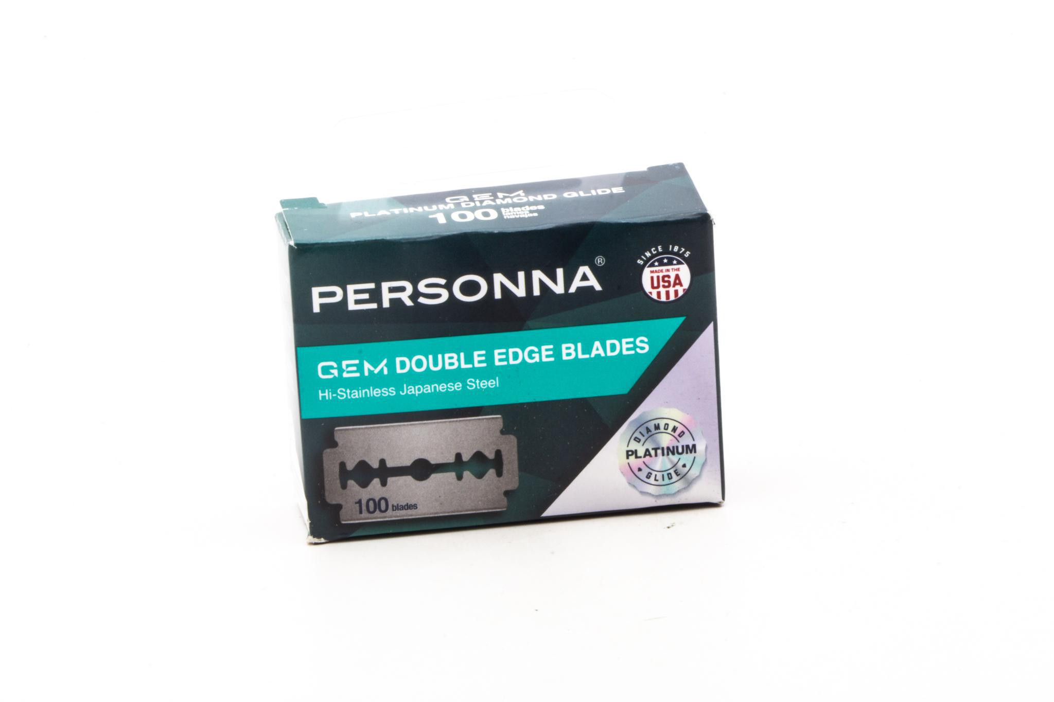 Personna | Gem Platinum Diamond Glide Double Edge Blades - Razor Emporium