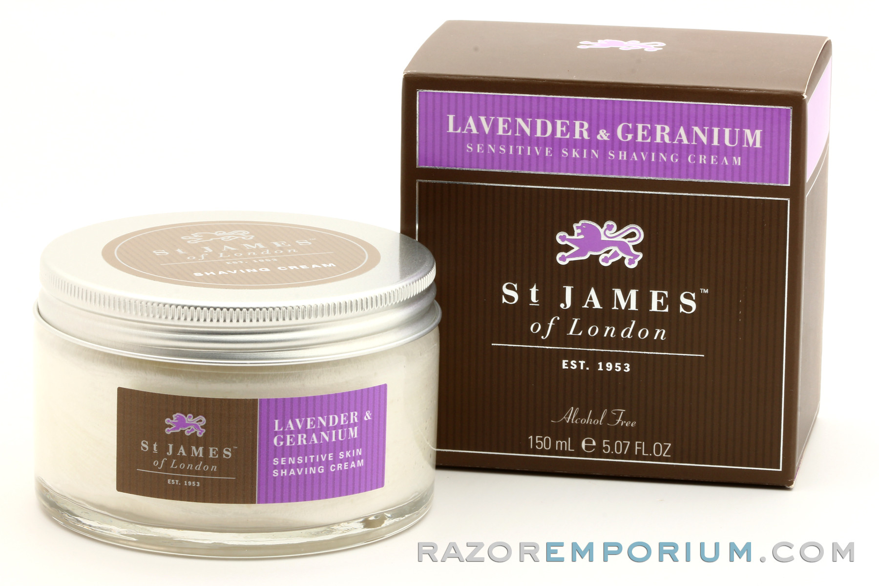 St. James of London | Tonka & Tobacco Flower Shaving Cream Jar - Razor ...