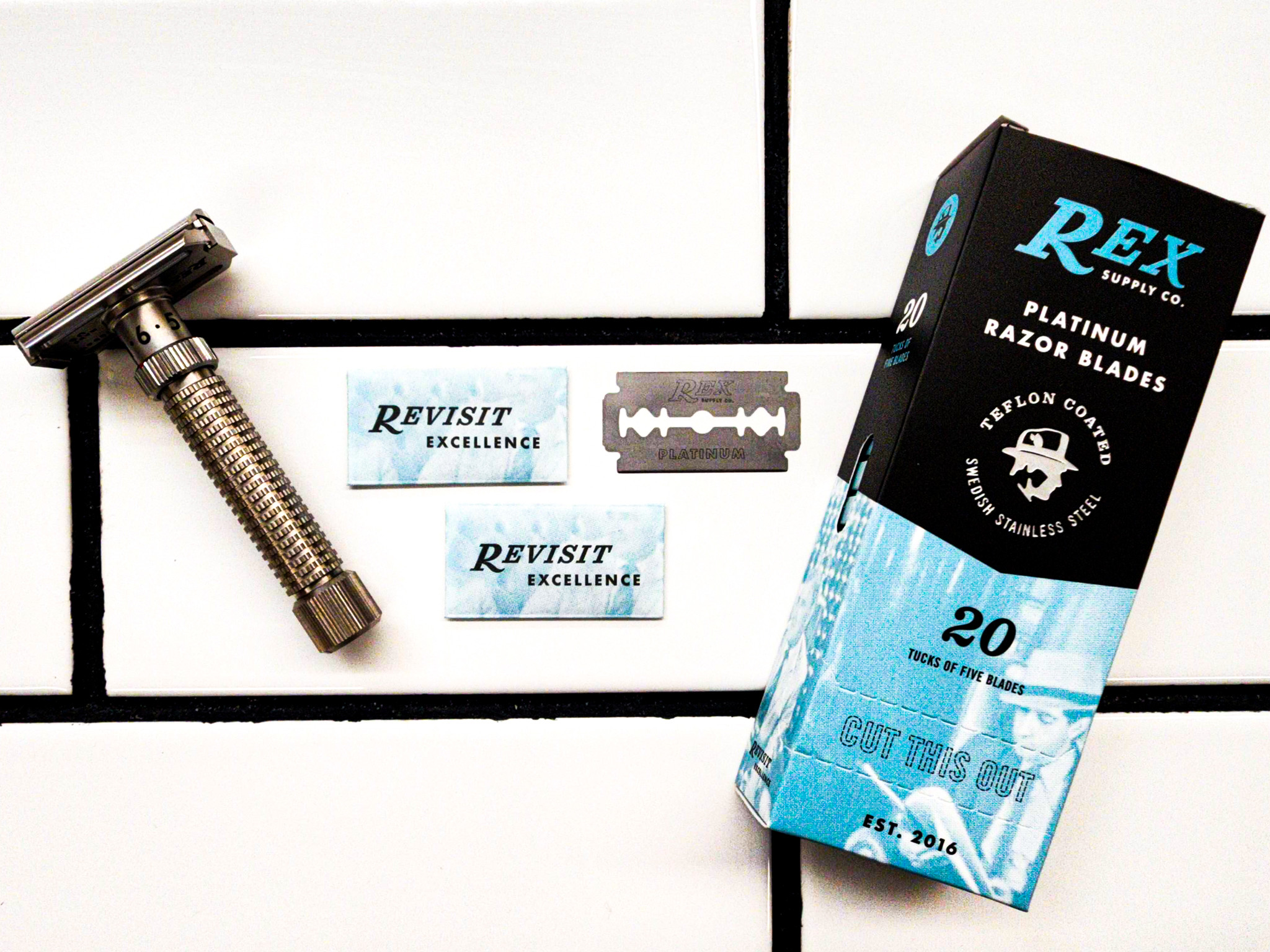 Rex Supply Co. | Platinum Double Edge Razor Blades - Razor Emporium