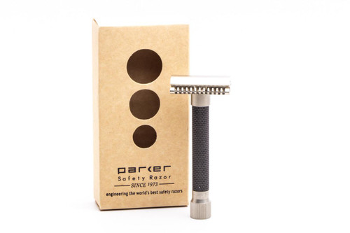 Parker | Variant Graphite Open Comb Adjustable Razor - Razor Emporium