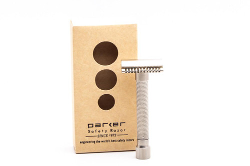 Parker Variant Adjustable Razor - Satin Chrome | Open Comb - Razor Emporium