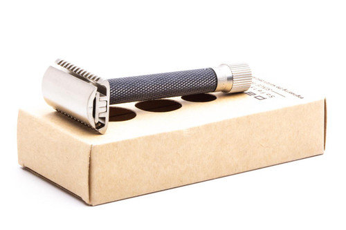 Parker | Variant Graphite Open Comb Adjustable Razor - Razor Emporium