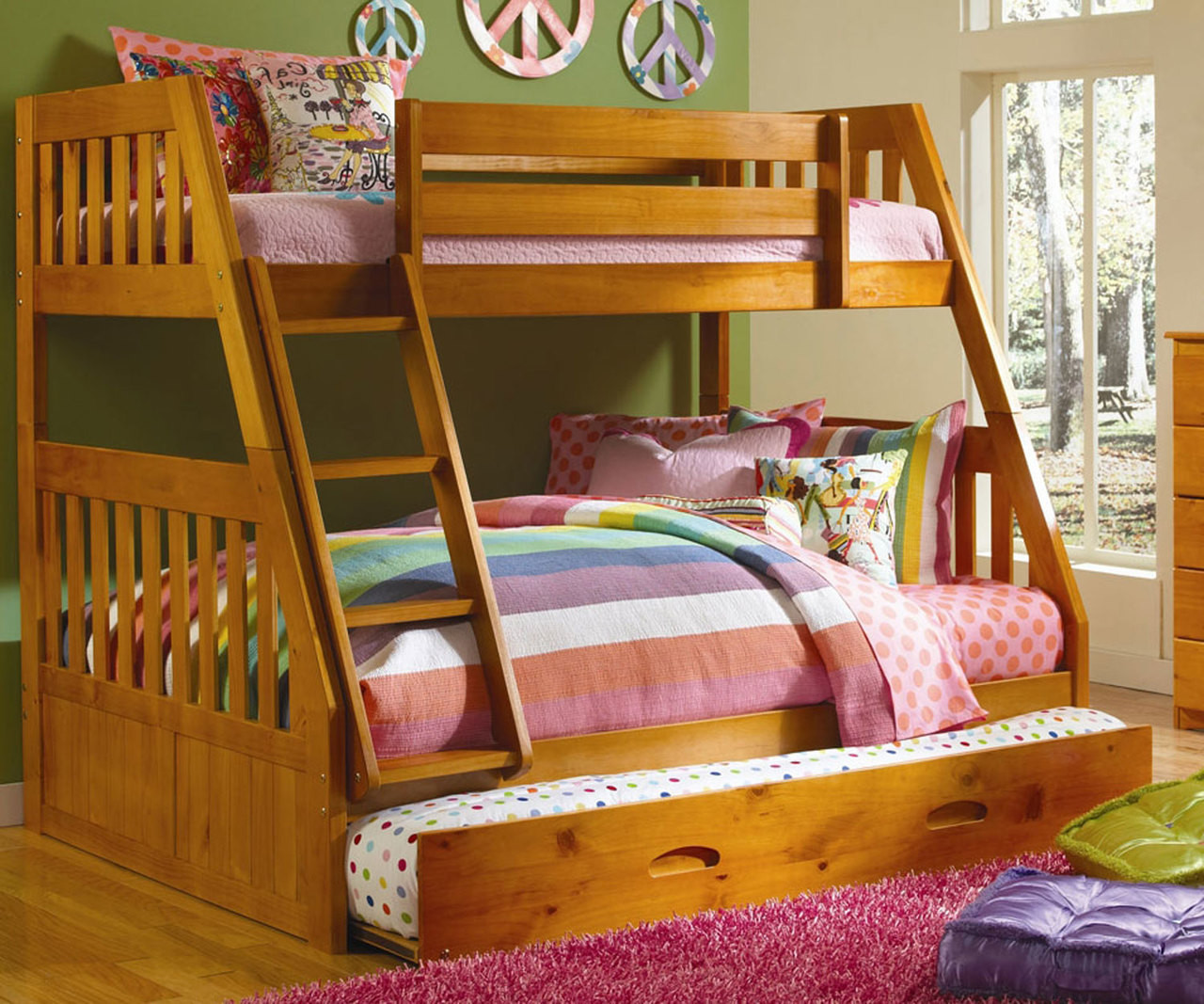 Coaster furniture 460182 twin over full Grey bunk bed | Full size ...