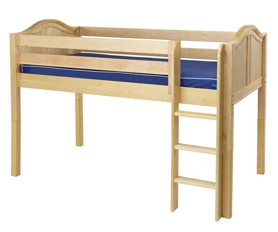 Natural Maxtrix LOW RIDER Low Loft Bed | Matrix Kids Furniture | Solid ...