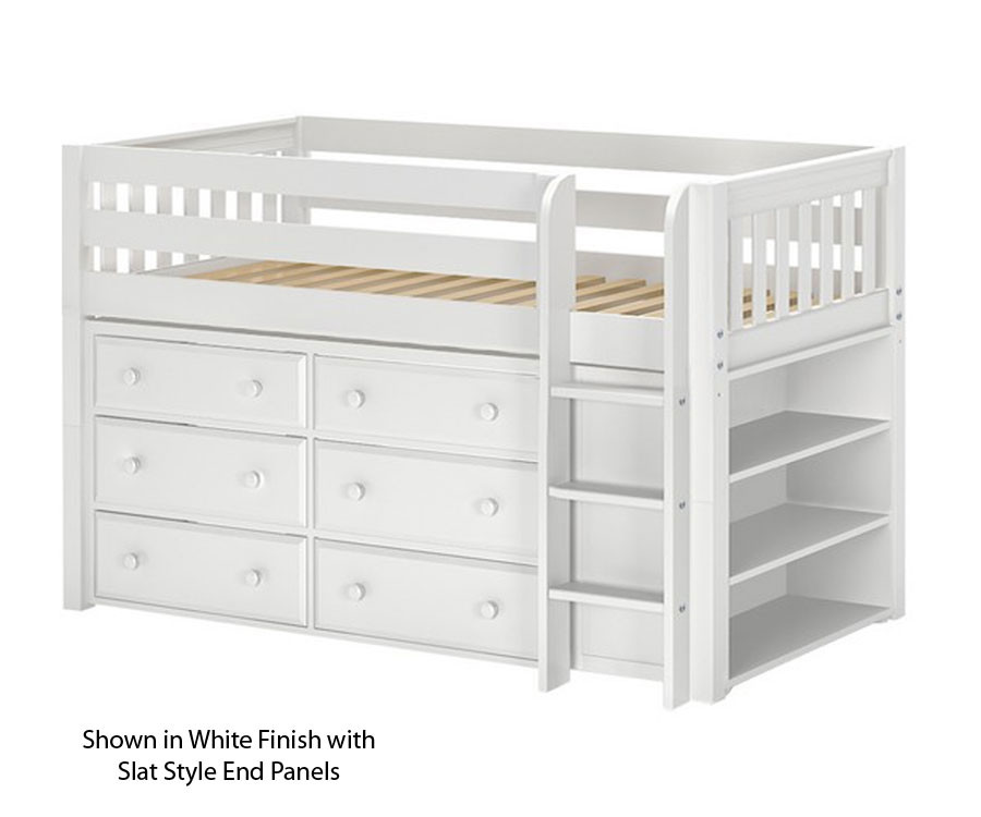 Maxtrix BOX2 Low Loft Bed | Matrix Kids Furniture | Solid Wood Bed Frames