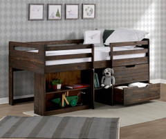 Coaster furniture 460182 twin over full Grey bunk bed | Full size ...