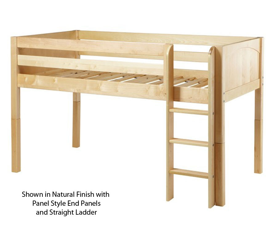 Natural Maxtrix LOW RIDER Low Loft Bed | Matrix Kids Furniture | Solid ...