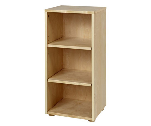 Maxtrix Narrow 3 Shelf Bookcase Natural | Shop Kids Furniture | KFW