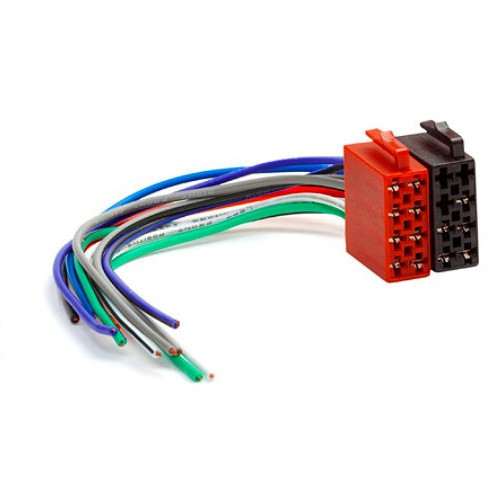 ATD ISO-12001 Universal Male ISO Radio Plug Adapter Wiring Harness Loom ...