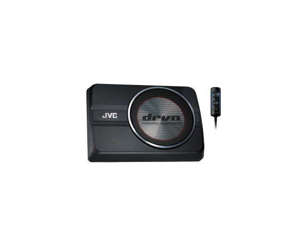 JVC CW-DRA8 8" (200mm) 250w Max Power Under Seat Slim Subwoofer With Class D Amplifier - Audio ...