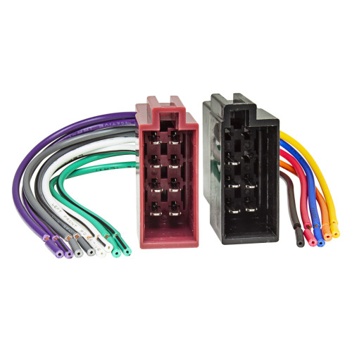 ATD ISO-12002 Universal Female ISO Radio Plug Adapter Wiring Harness ...