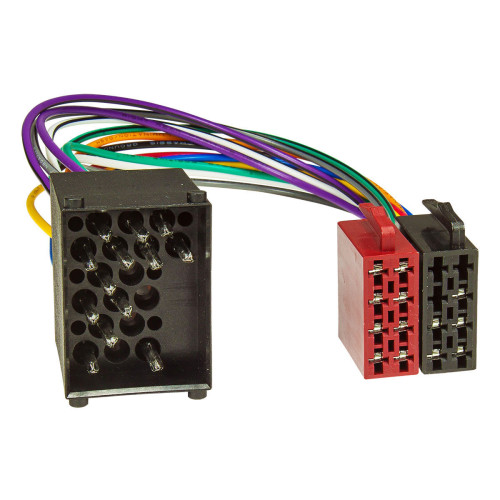 ATD ISO-12003 ISO Radio Harness Adaptor For BMW 17 Way Round Pin Block ...