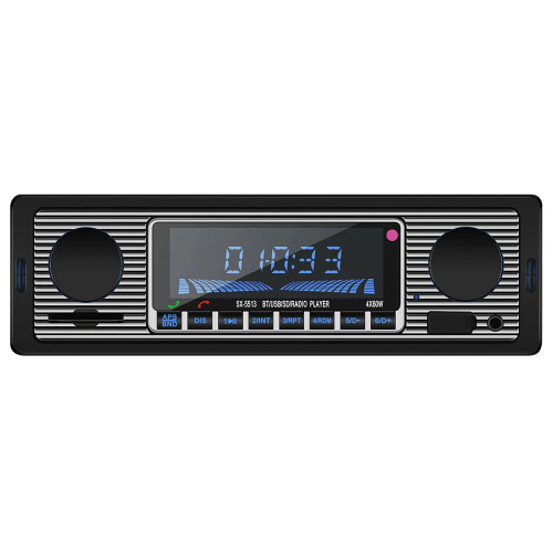 ITB SX5513 Single DIN Short Chassis Retro Style Head Unit With ...