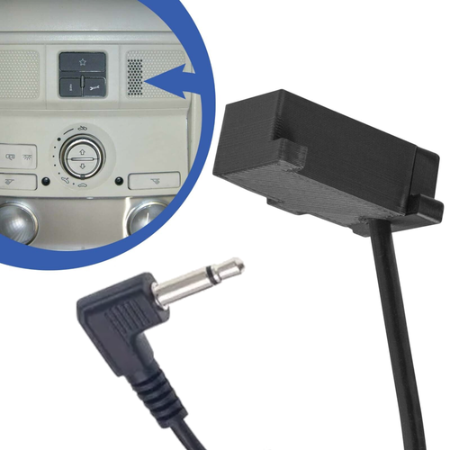 ATD MIC-88007 External Mic 3.5mm For VW Audi Seat Skoda Ceiling Lamp ...