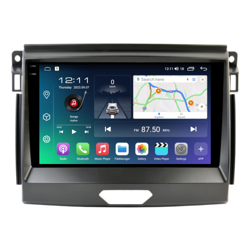 PBA FO2495A Android S10 2K QLED Head Unit CarPlay SatNav Radio For Ford ...