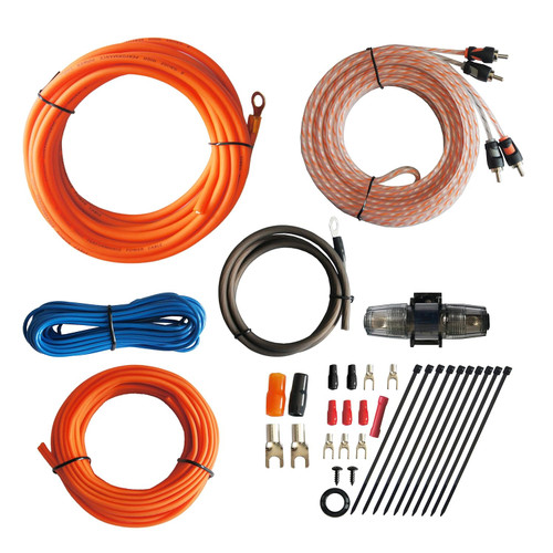 ATD AAW-33802 Amplifier Subwoofer ECO Wiring Kit 60 Amp Fuse 20mm (8 ...