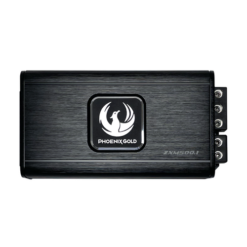 Phoenix Gold ZXM500.1 Mono Mini 1 Channel 500W Class-D Car Audio ...