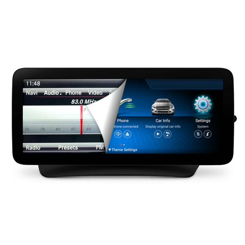 PBA A71E Android Auto CarPlay AUX 12.3" IPS Screen For Mercedes E-Class ...