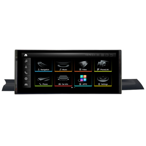 PBA Android OS Auto Carplay IPS AUX 720p Screen Head Unit Audi A4 B9 A5 ...