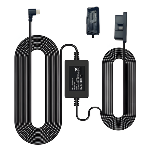 Wolfbox USB-C Hardwire Kit OBD Connection for use with Dashcams with a ...